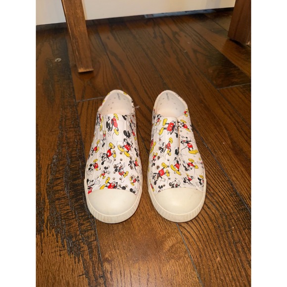 Native | Shoes | Native Kids Mickey Mouse Slip On Shoes White Red ...